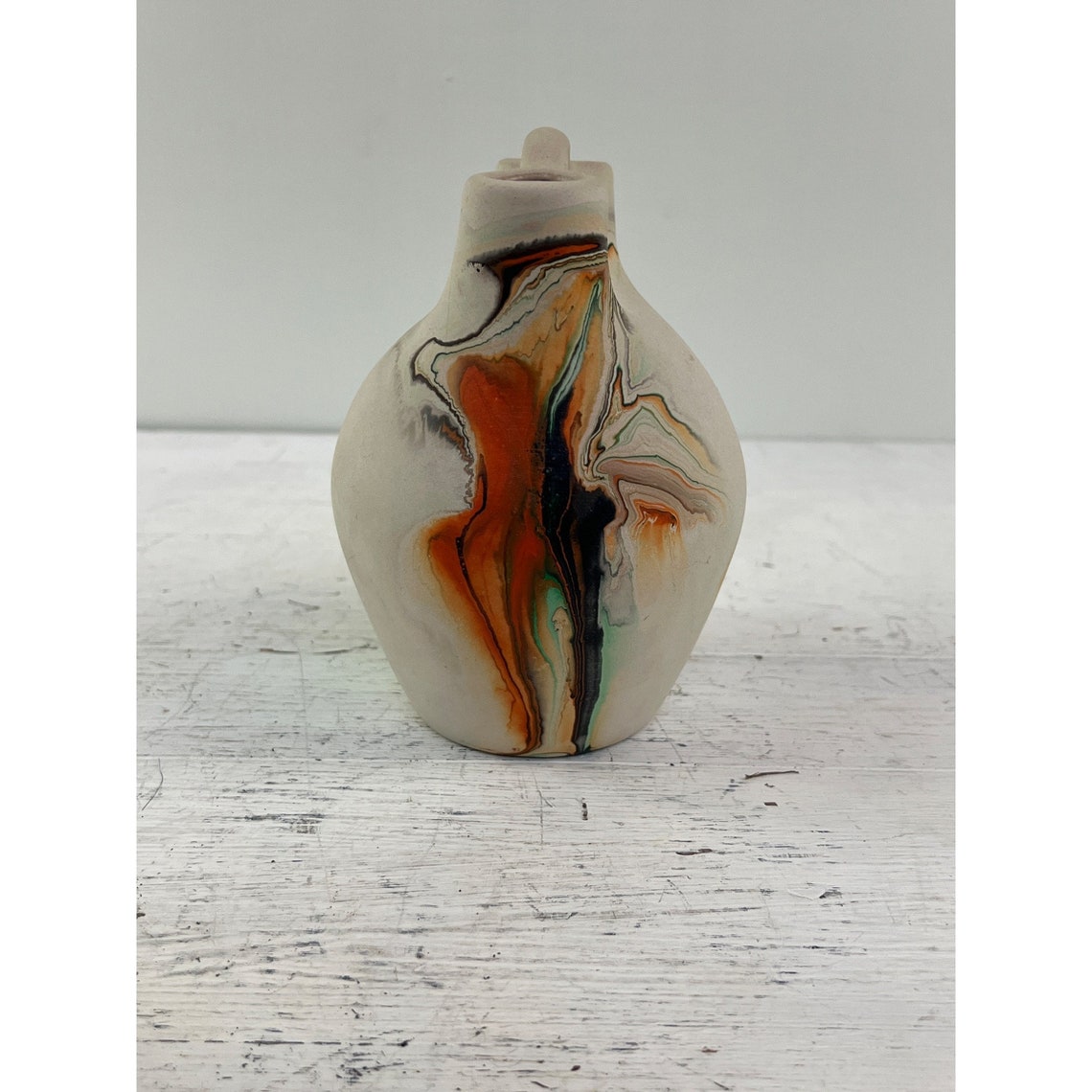 Vintage Nemadji Pottery Wedding Vase - Etsy