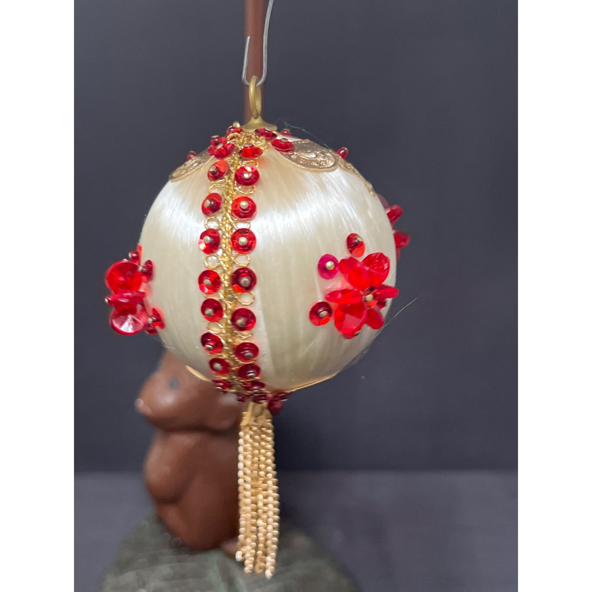 Vintage Handmade Push Pin Christmas Ornament - Etsy