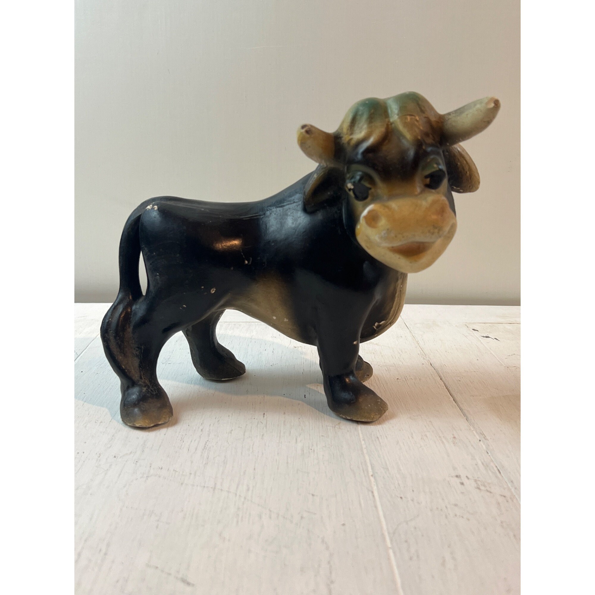Vintage Ferdinand the Bull and His Mother Lucita Chalkware Circa 1940s ...