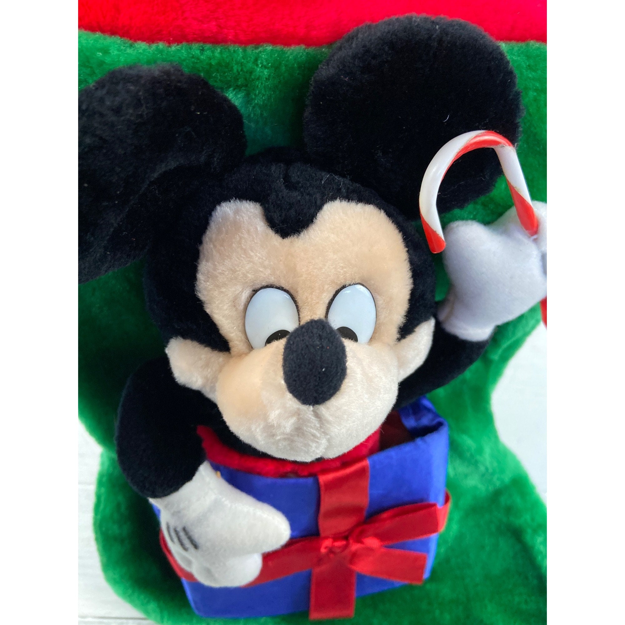 Vintage Santa’s Best Mickey Mouse Christmas Stocking - Etsy