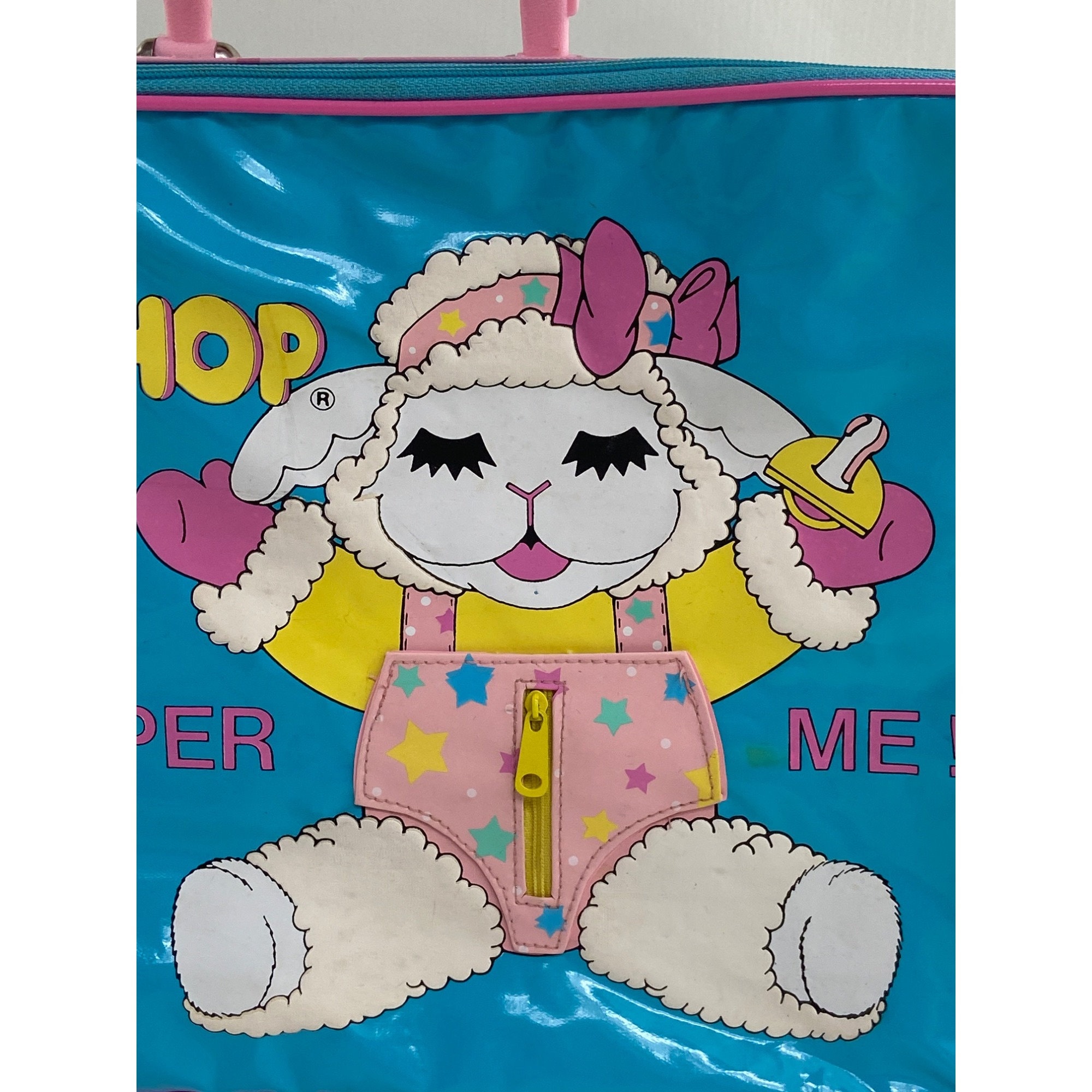 Vintage Lamb Chop Suitcase, 1993 Shari Lewis Vinyl Lamb Chop Kids ...