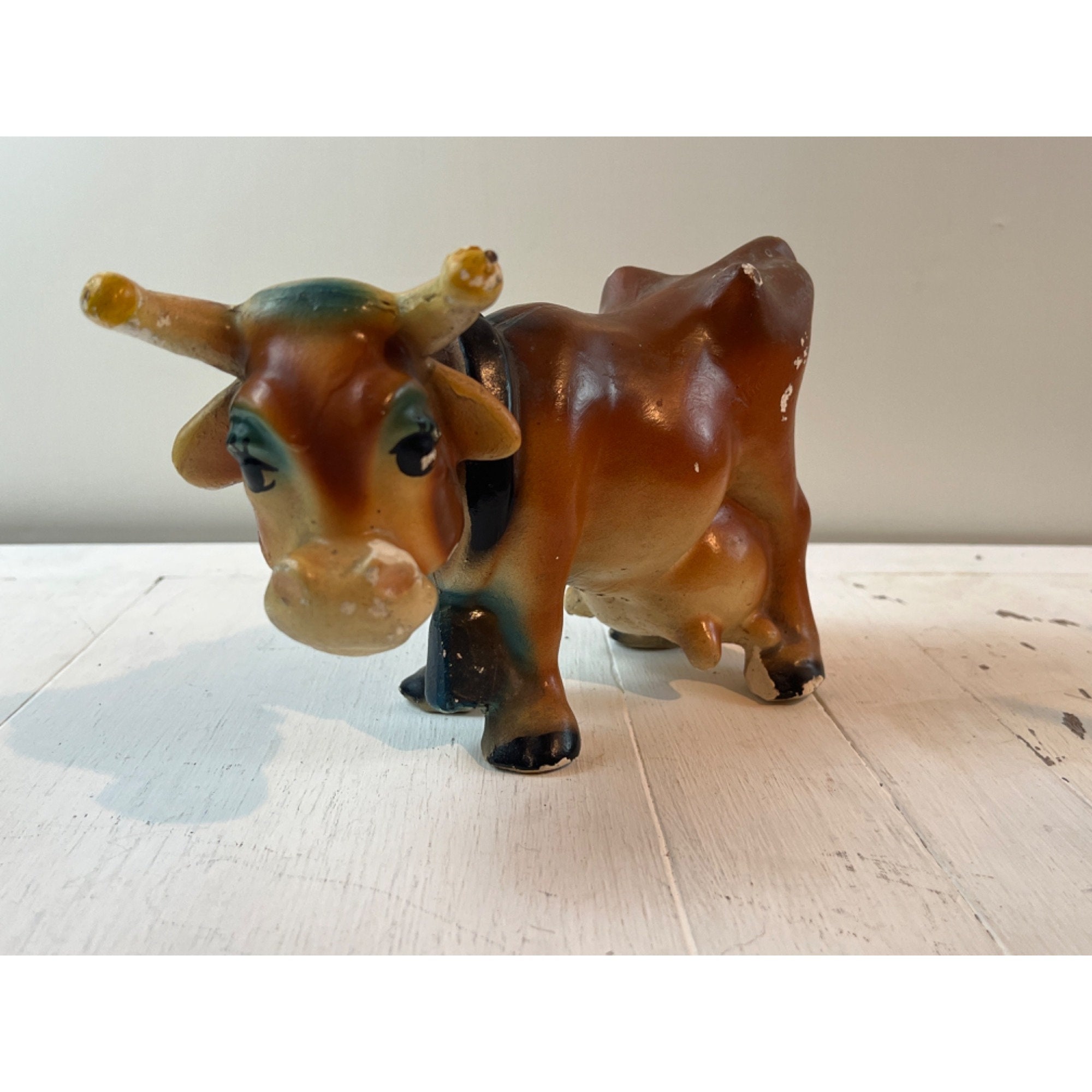 Vintage Ferdinand the Bull and His Mother Lucita Chalkware Circa 1940s ...