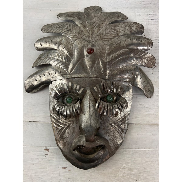 Mexican Tin Mask - Etsy