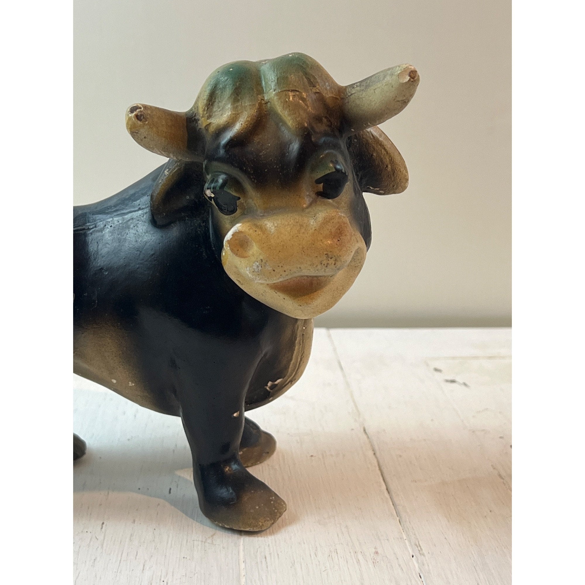 Vintage Ferdinand the Bull and His Mother Lucita Chalkware Circa 1940s ...