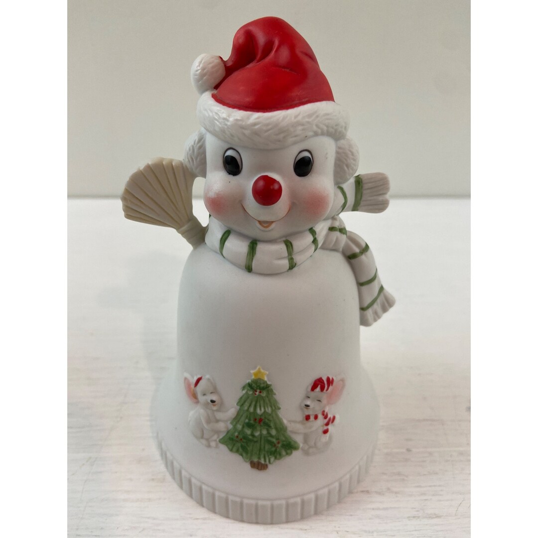 Vintage RR Roman Snowman Bell Die Music Box Leavenworth Washington - Etsy