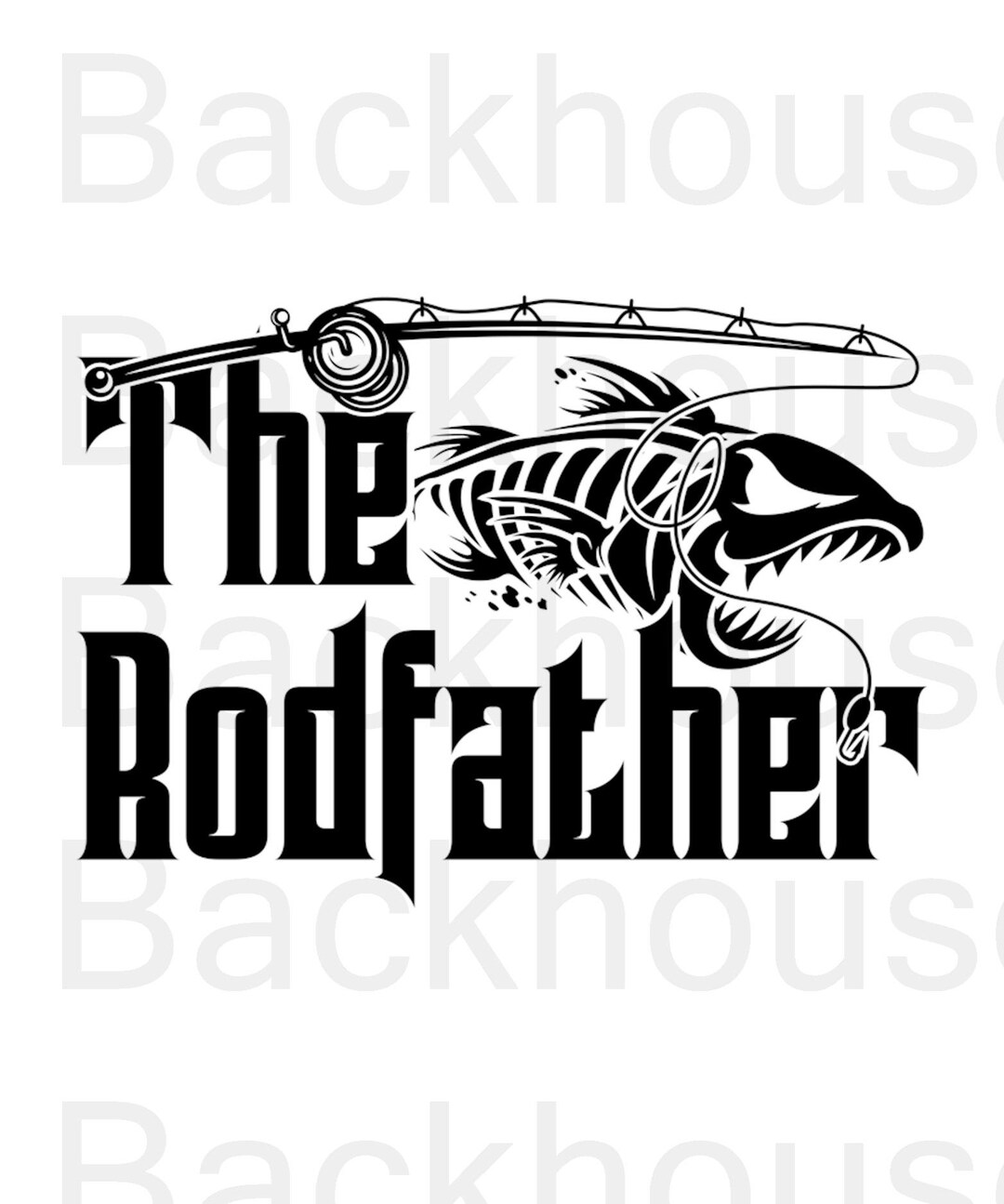 The Rod-father, PNG, Digital Download, Clipart, Image Files, PDF, - Etsy