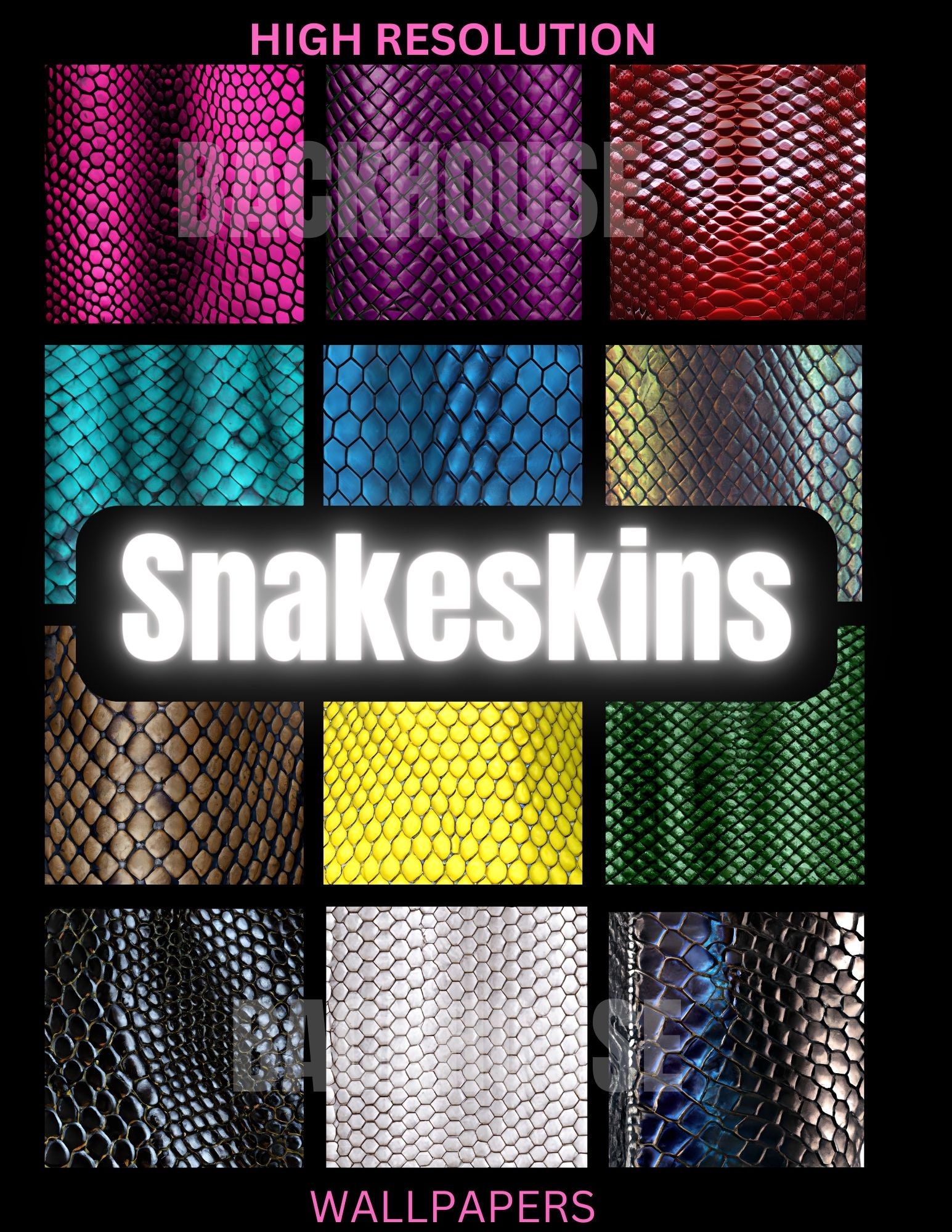 Snakeskin Bundle, 20-wallpapers, Sublimation Papers, Digital Download ...