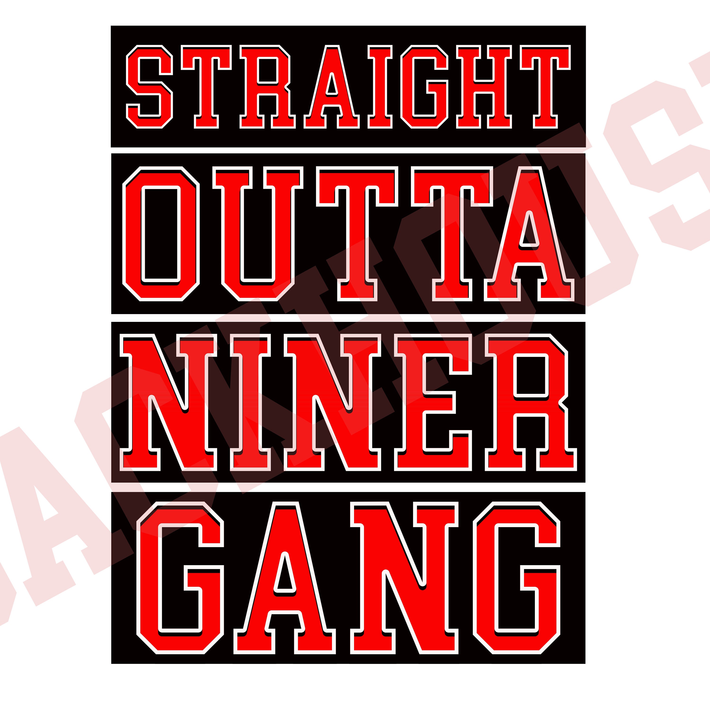 Niner Gang Instant Download, Digital Download PNG, PDF - Etsy
