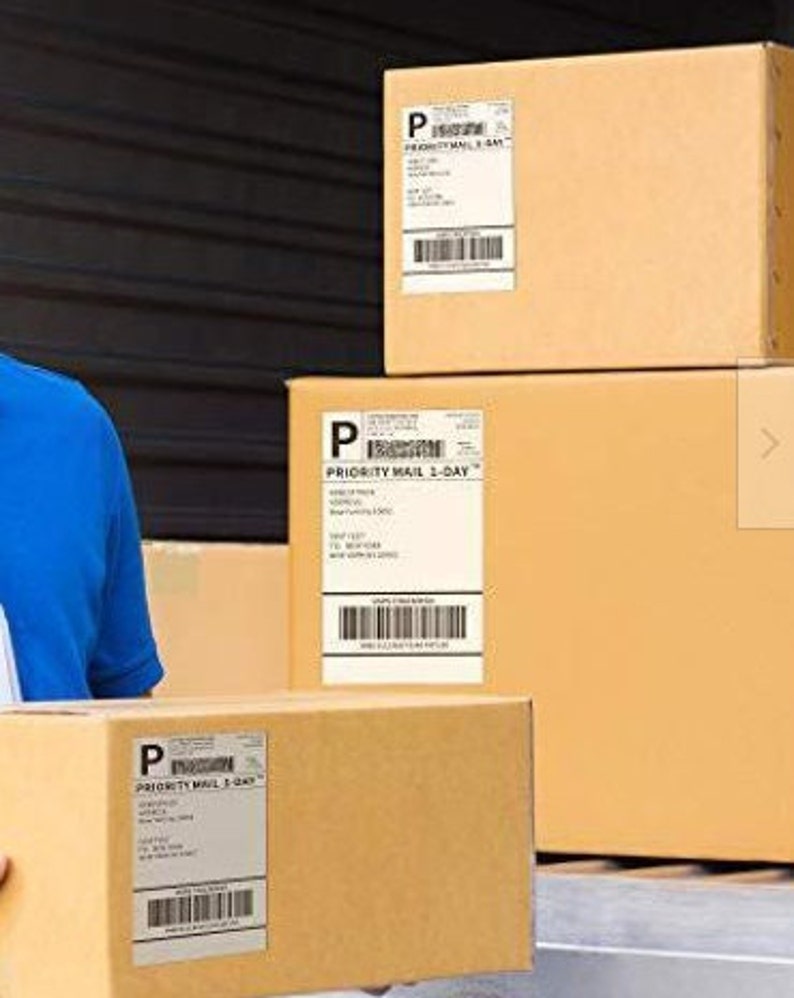 8.5 X 11 / 5.5 Half Sheet Shipping Labels for Laser and Inkjet Printers ...