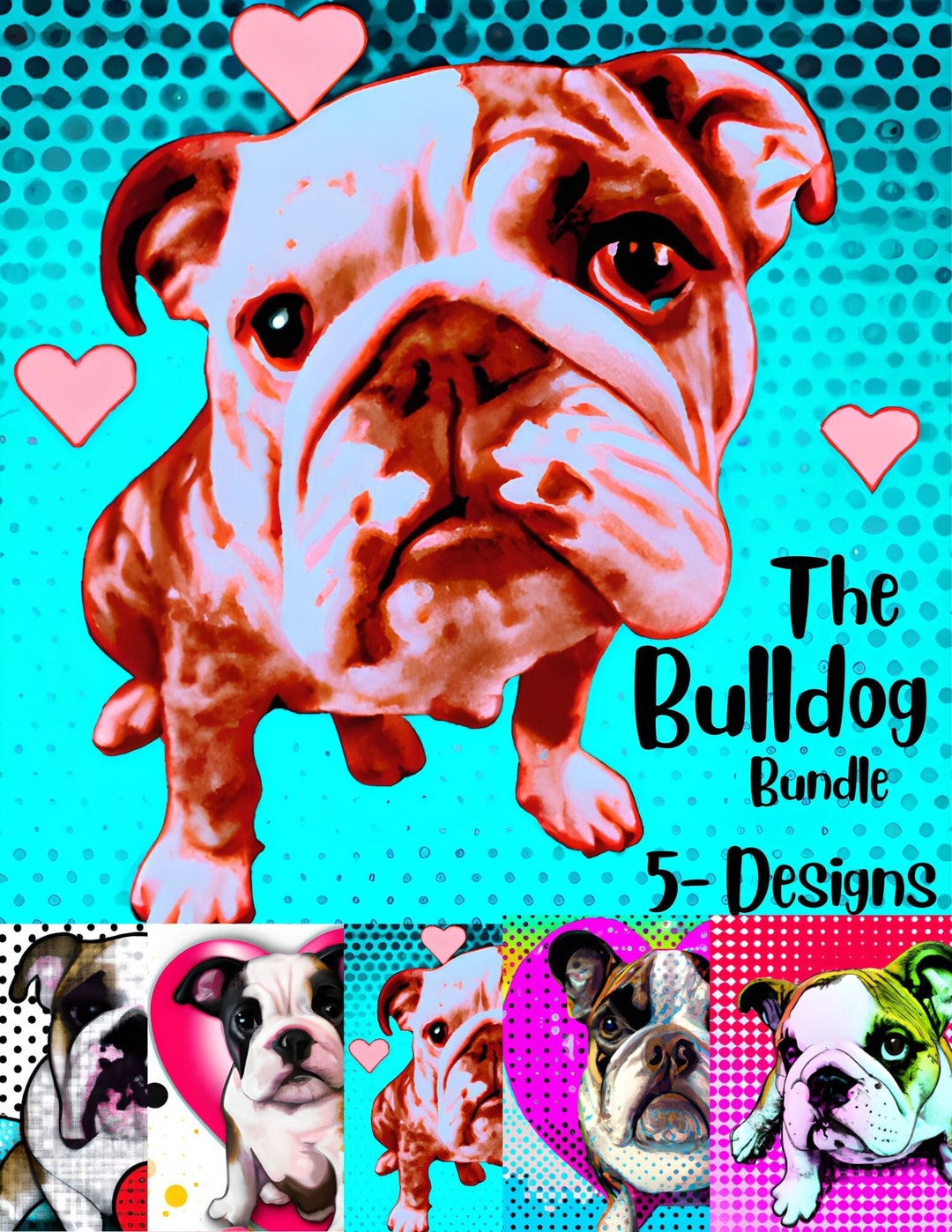 The Bulldog Bundle, Sublimation / DTF Graphic, Instant Download - Etsy