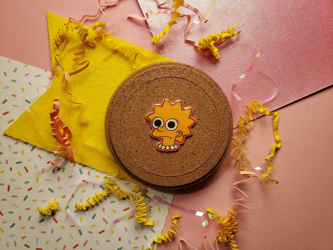 Lisa Simpson Inspired Pin - Etsy