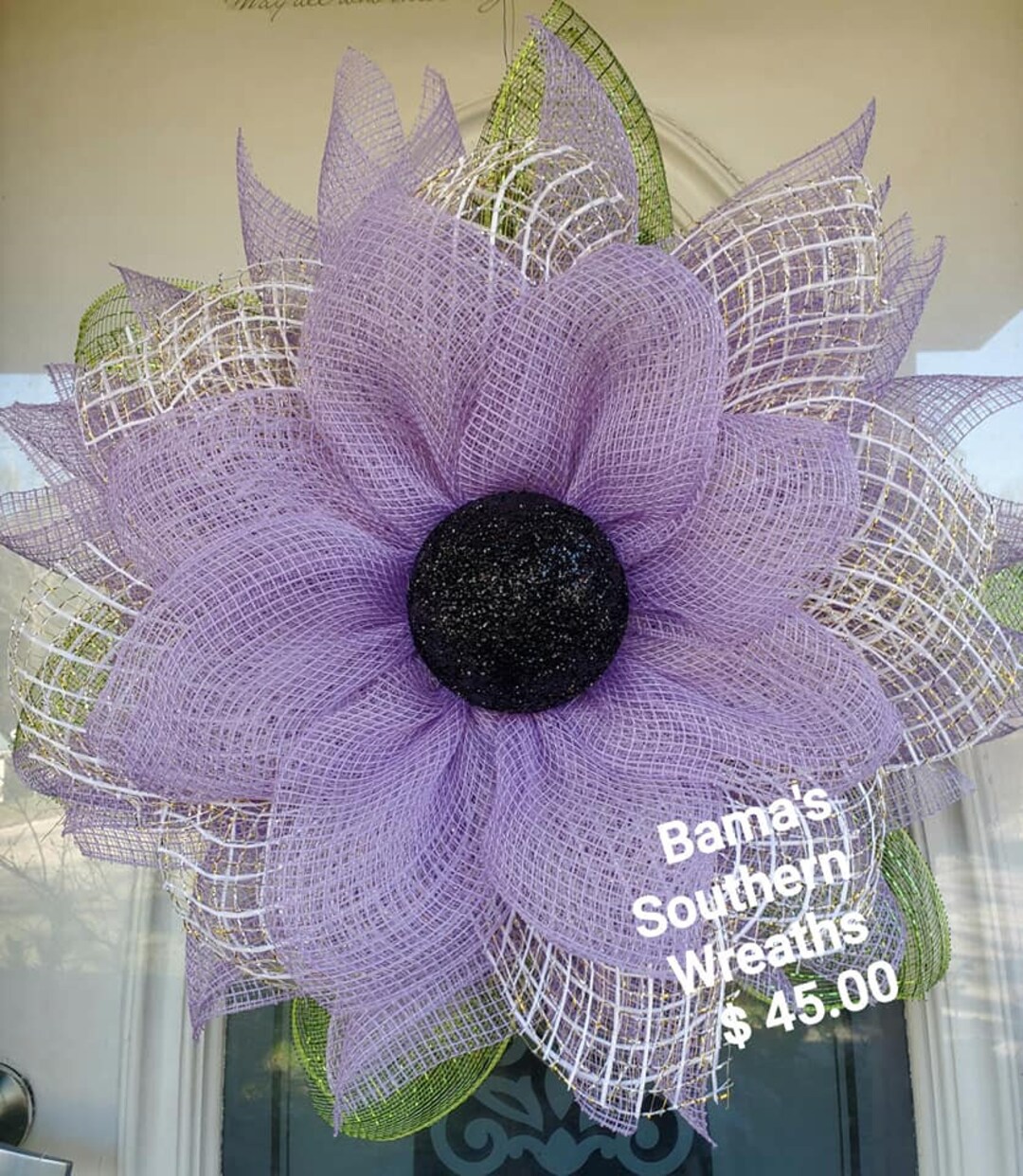 Deco Mesh Rose Flower Wreath, Flower Wreath, Mothers Day Wreath, Wreath ...