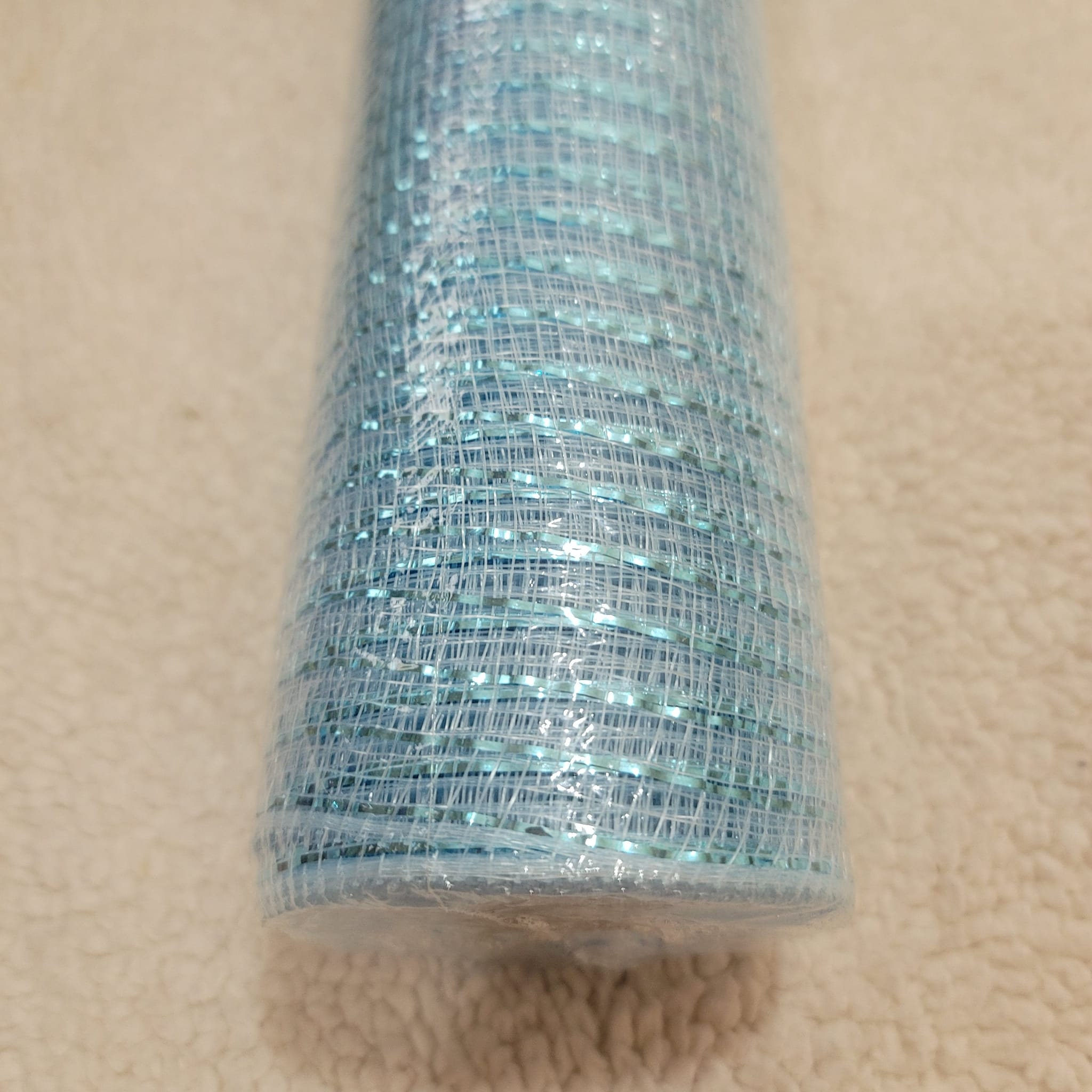10 in Iridescent Deco Mesh, Brown, Aqua Blue, Deco Mesh, Wreath Mesh ...