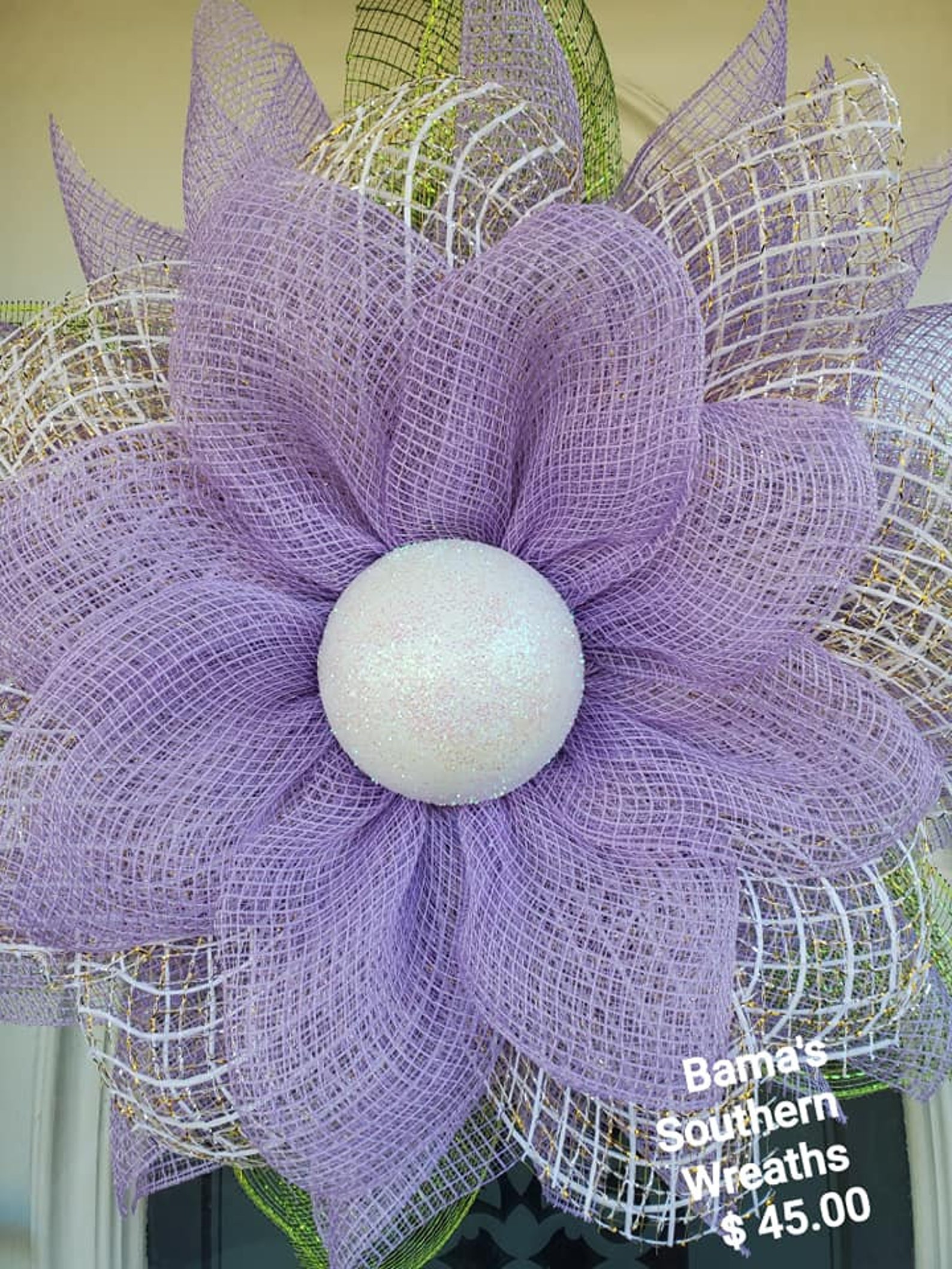 Deco Mesh Rose Flower Wreath Flower Wreath Mothers Day | Etsy