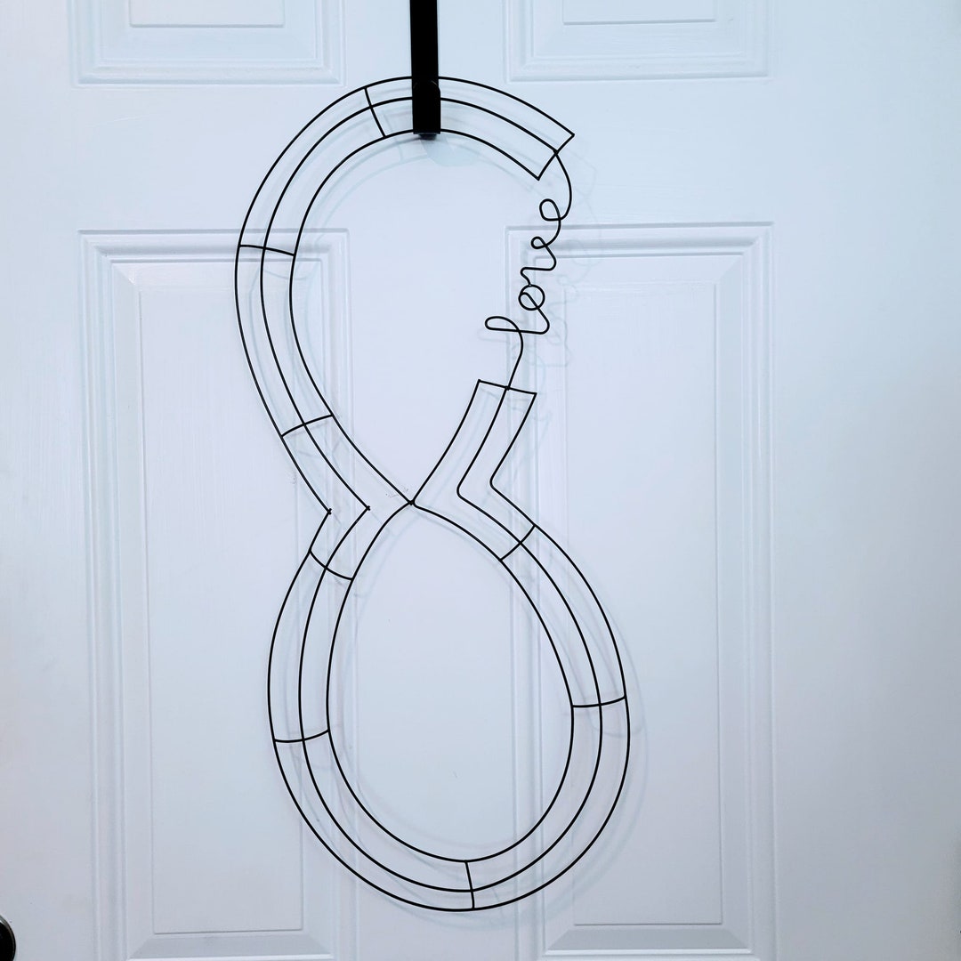 1 Infinity Frame,witch Hat Wire Frame, Wire Wreath Frame, Witch Hat ...