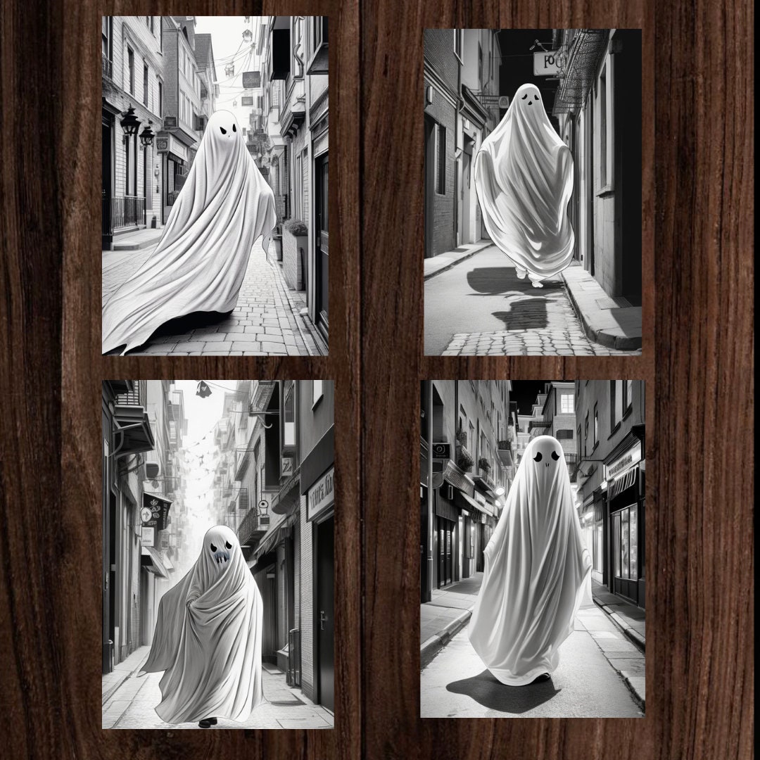 Sheet Ghost Coloring Pages - Etsy