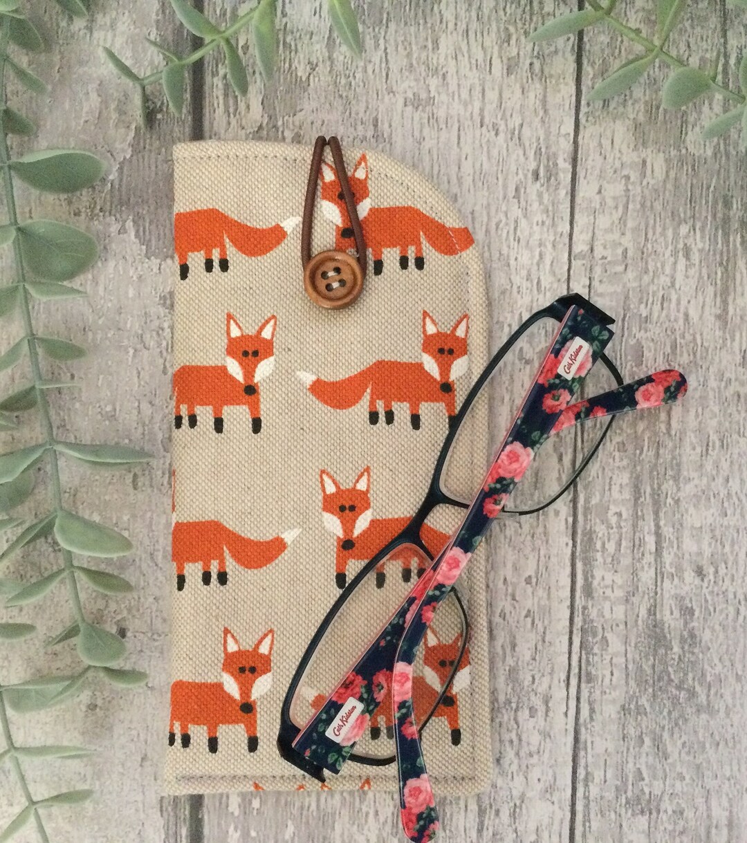Fox Glasses Case. Padded Sunglasses Case. Spectacle Case. Soft - Etsy UK