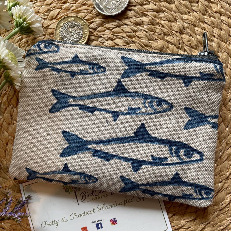 Wallet Coin Fish - Etsy UK