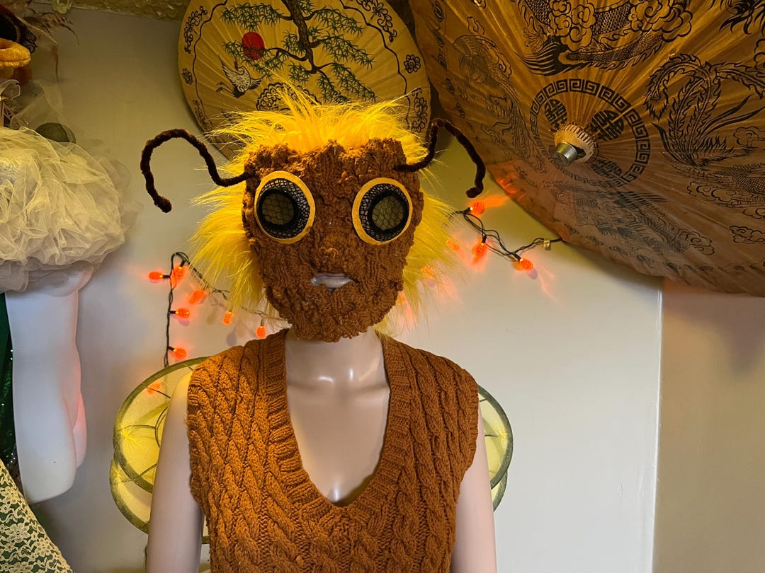 Buzz the Bee Masquerade Mask, Top and Wings Costume - Etsy