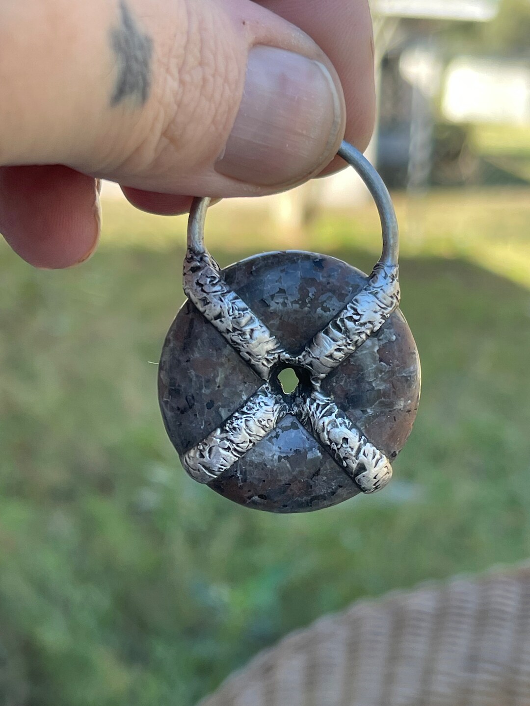 UV Reactive Yooperlite Pendant - Etsy