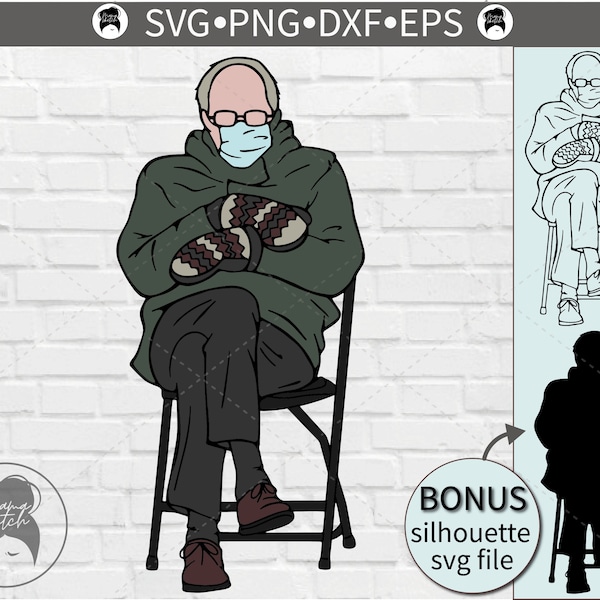 Bernie Sanders Svg - Etsy