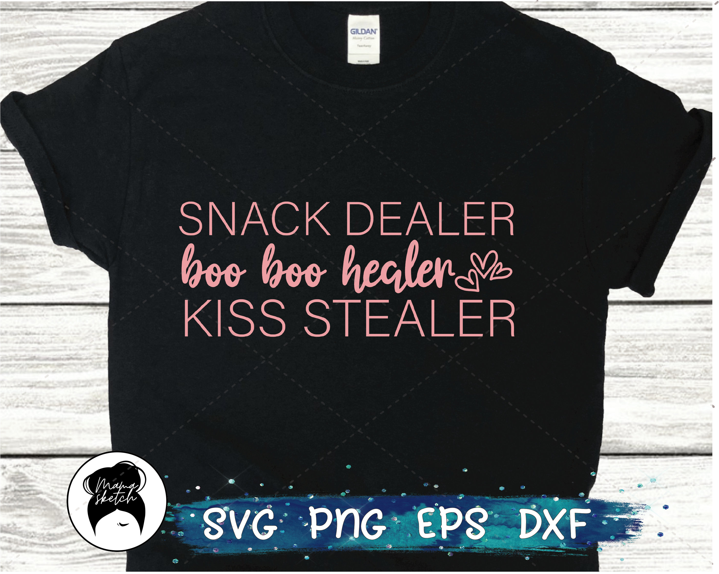 Snack Dealer Boo Boo Healer Kiss Stealer svg png dxf eps | Etsy