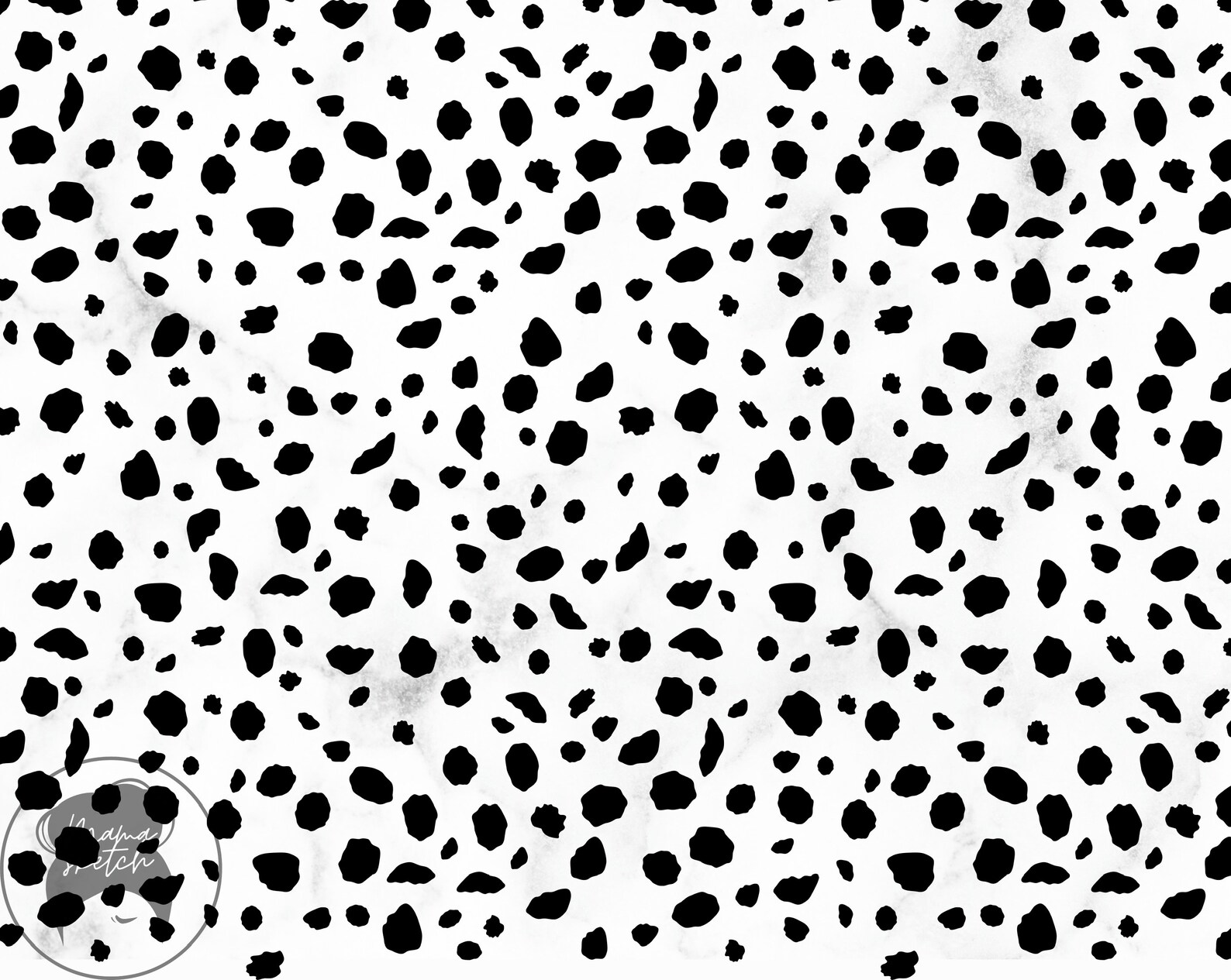 Dalmatian Print Svg Png Eps Dxf, Dalmatian Spots Cut Files, Animal ...