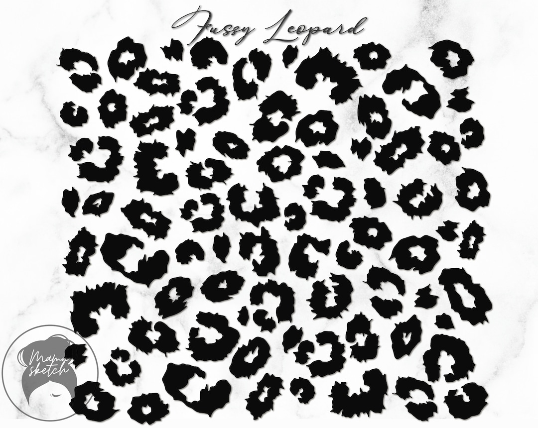 Fuzzy Leopard Print Svg, Animal Prints, Leopard Pattern, Cricut Files ...