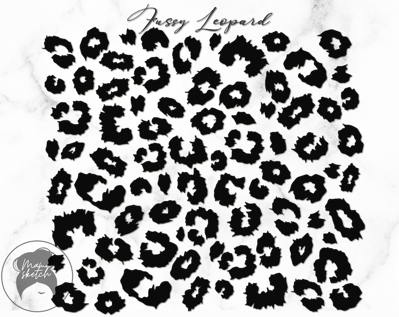 Fuzzy Leopard Print Svg, Animal Prints, Leopard Pattern, Cricut Files ...