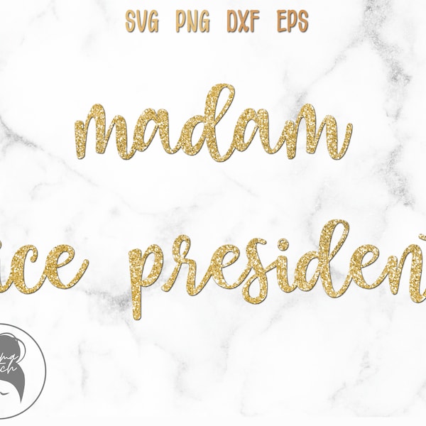 Madam Vice President Svg - Etsy