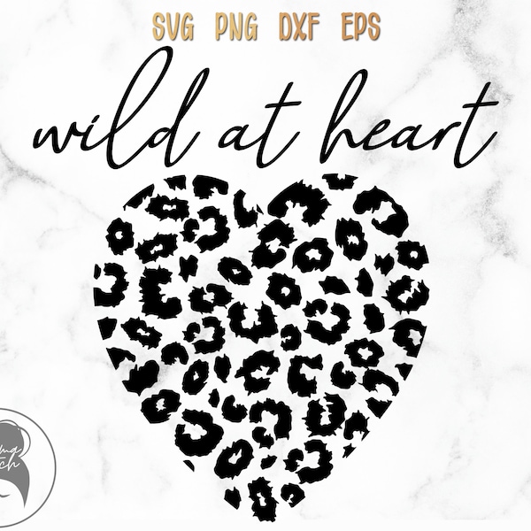 Heart Shape Leopard Print - Etsy
