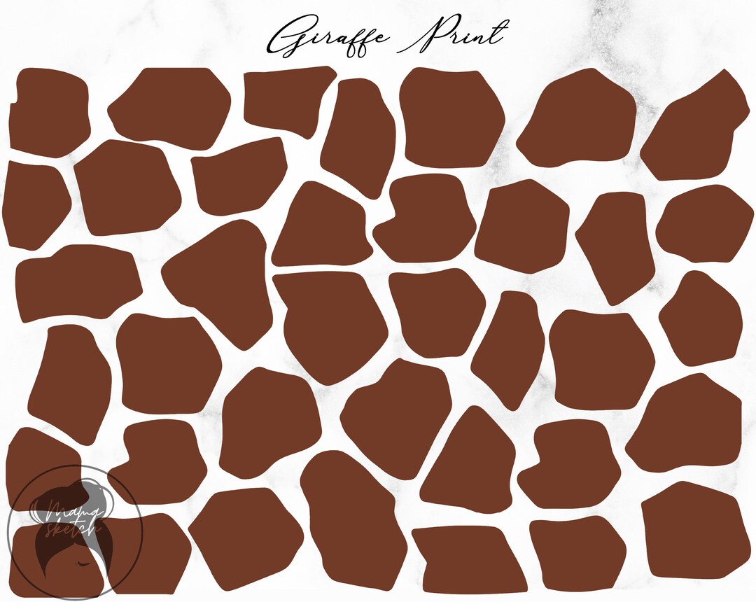 Giraffe Print Svg, Giraffe Svg, Giraffe Pattern Svg, Animal Pattern ...