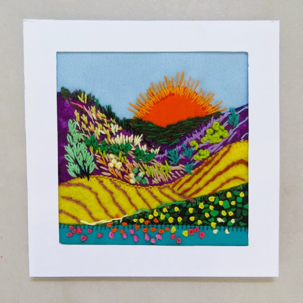 Textile Landscape - Etsy