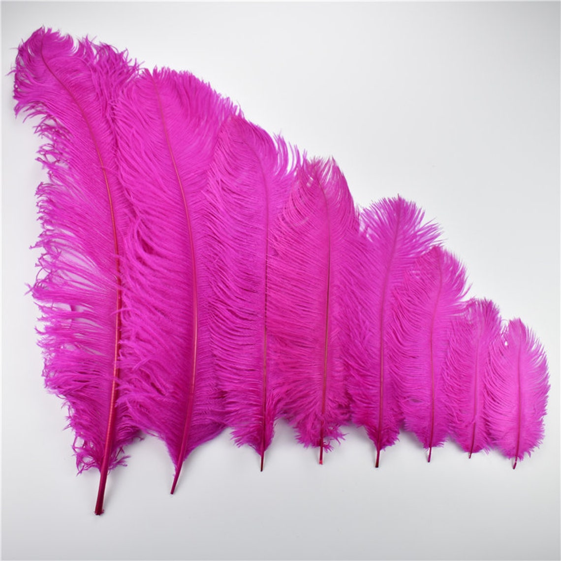 100 Pcs Rose Red Ostrich Feather for Crafts Wedding Decoration - Etsy