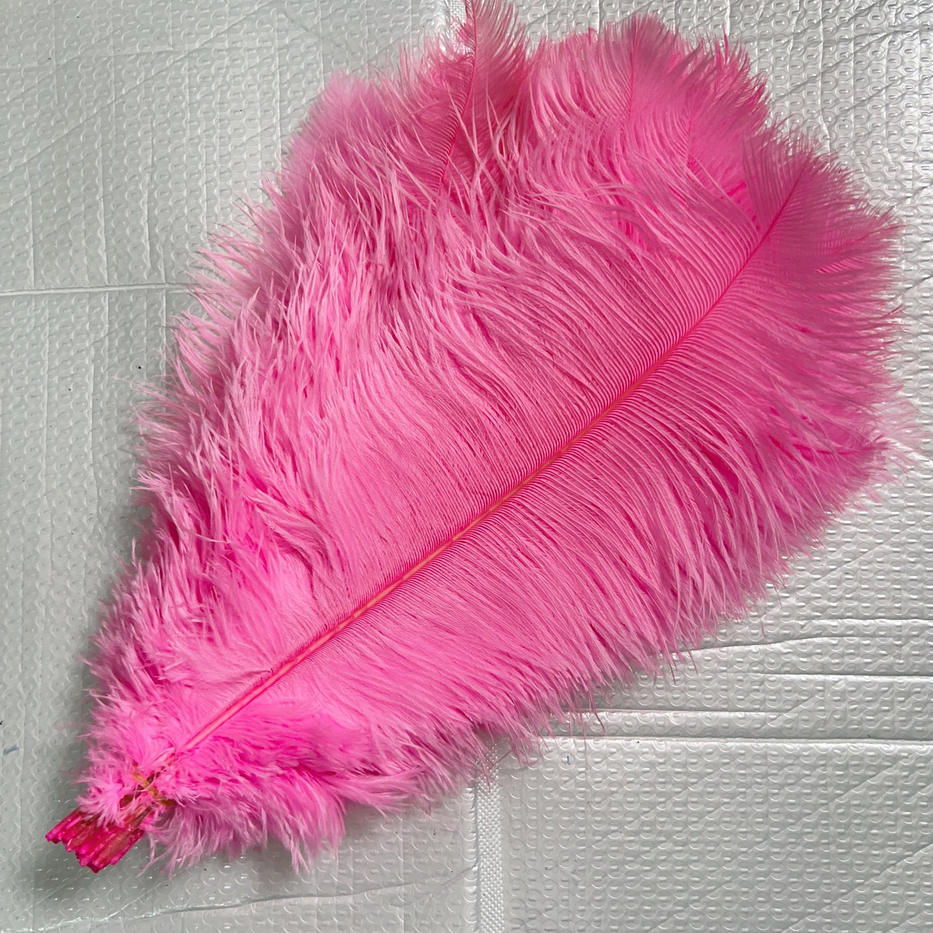 100 Pcs Pink Ostrich Feather for Crafts Wedding Decoration Natural ...