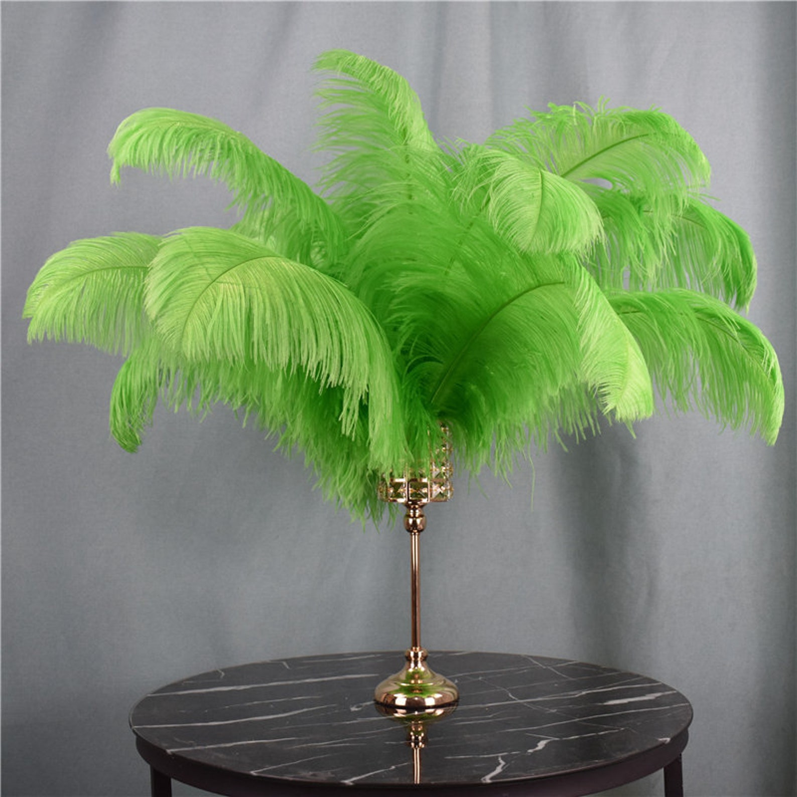 100 Pcs Green Ostrich Feather for Crafts Wedding Decoration | Etsy