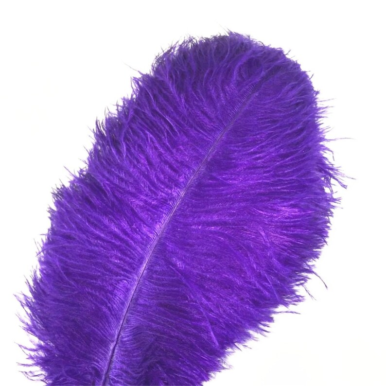 Romantic Purple Ostrich Feathers 100pcs Wedding Decoration - Etsy