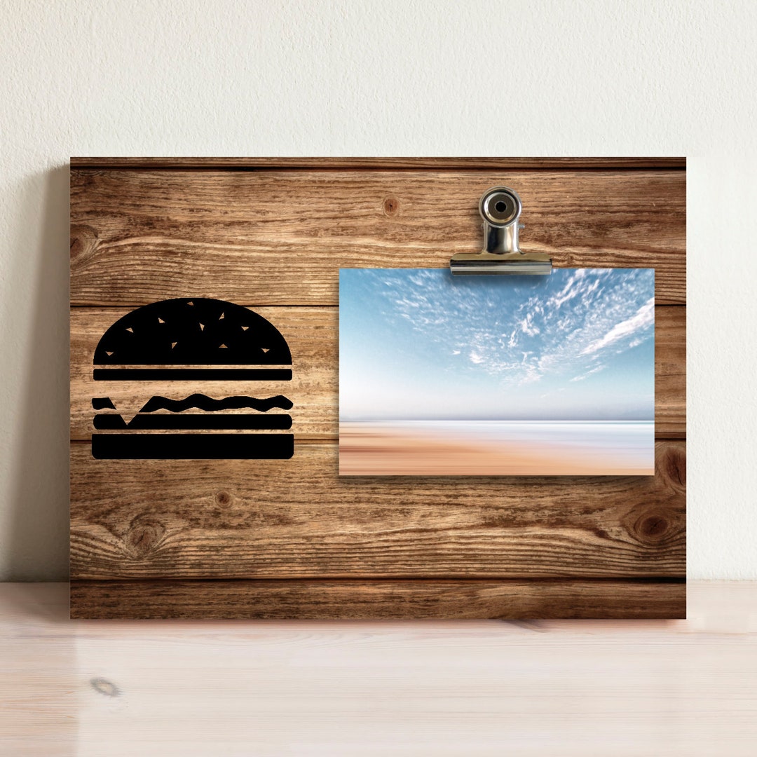 Frame Cheeseburger Food Burger, Photo Frame, Picture Frames Gift, Item ...