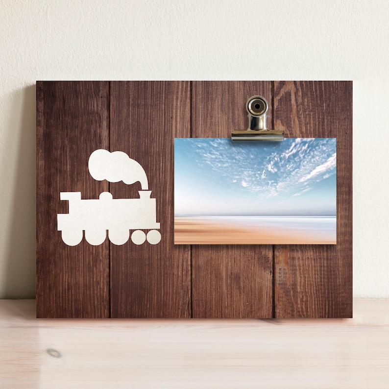 Frame Train Engine Train-car Steam Railroad Clip Frame Photo | Etsy