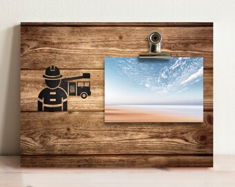Fire Department Picture Frame - Etsy