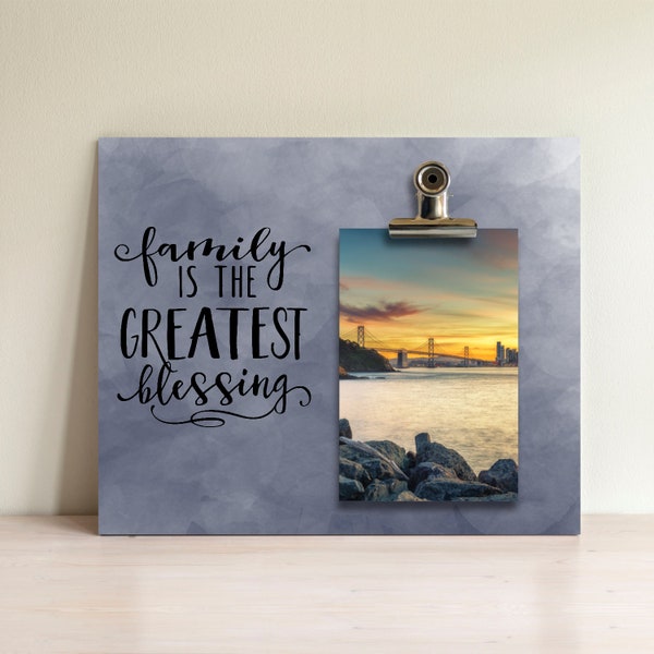 Family is Everything Picture Frame - Etsy