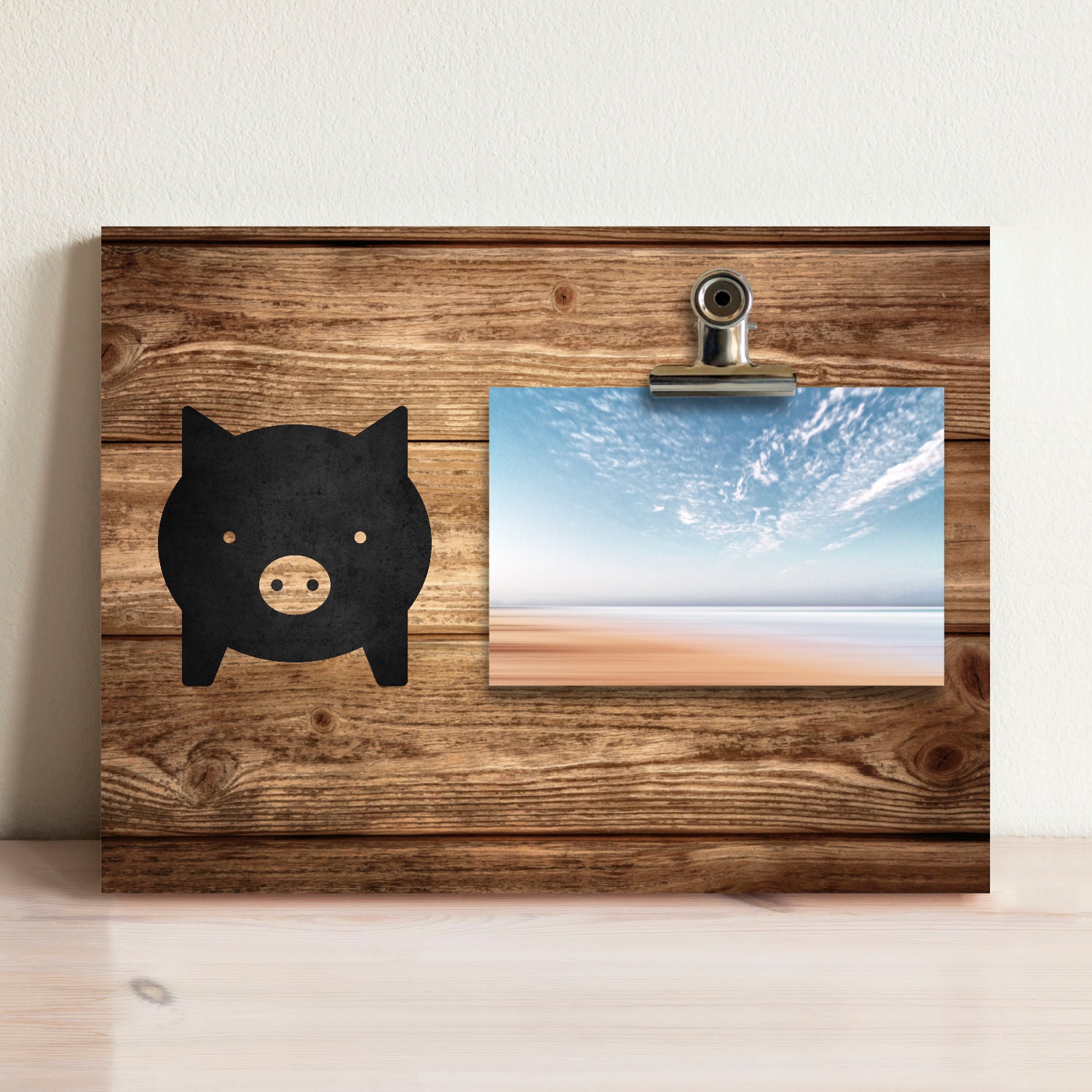 Pork Pig Piggy Clip Frame Photo Frame Picture Frames | Etsy