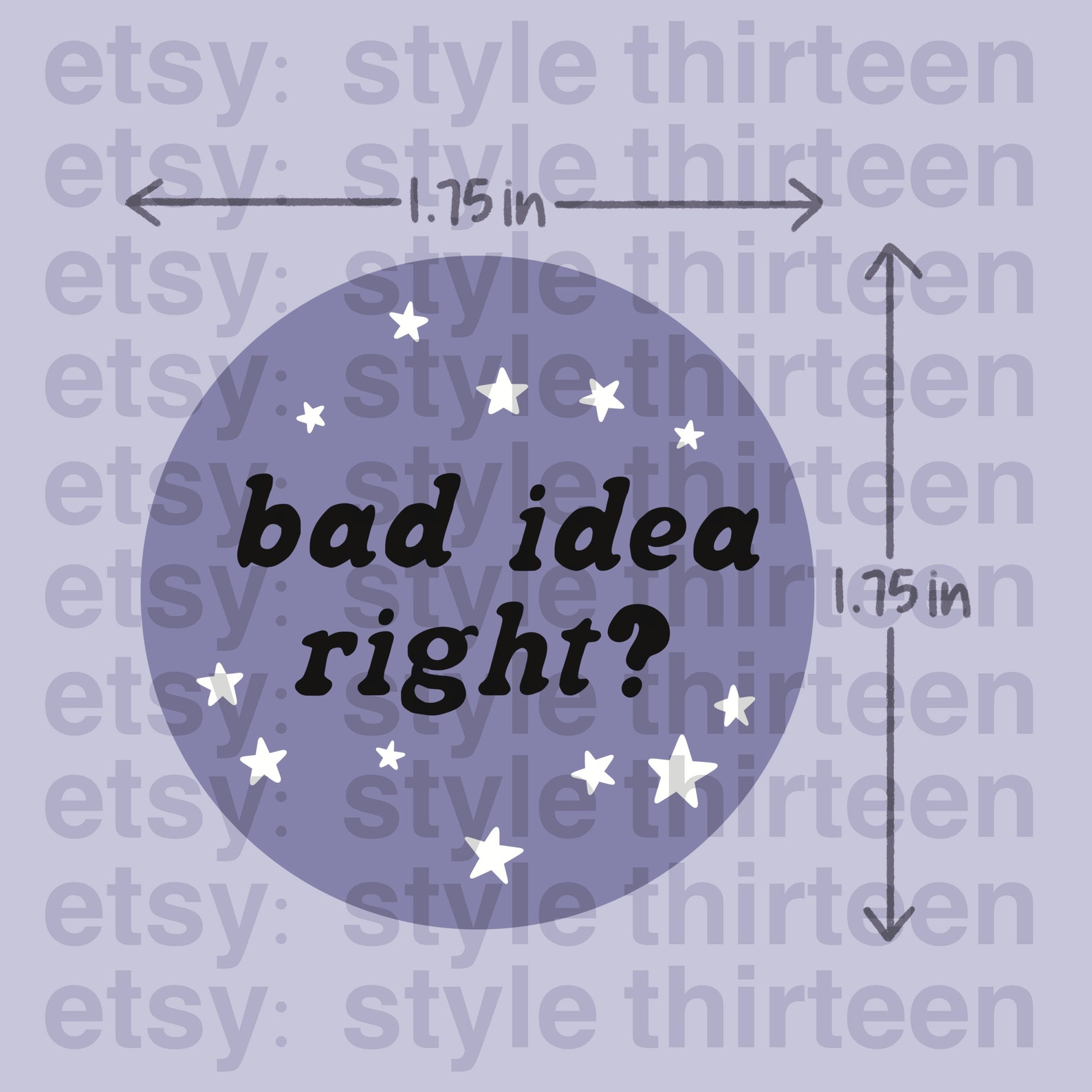 Olivia Rodrigo "bad Idea Right?" Circle Sticker - Etsy