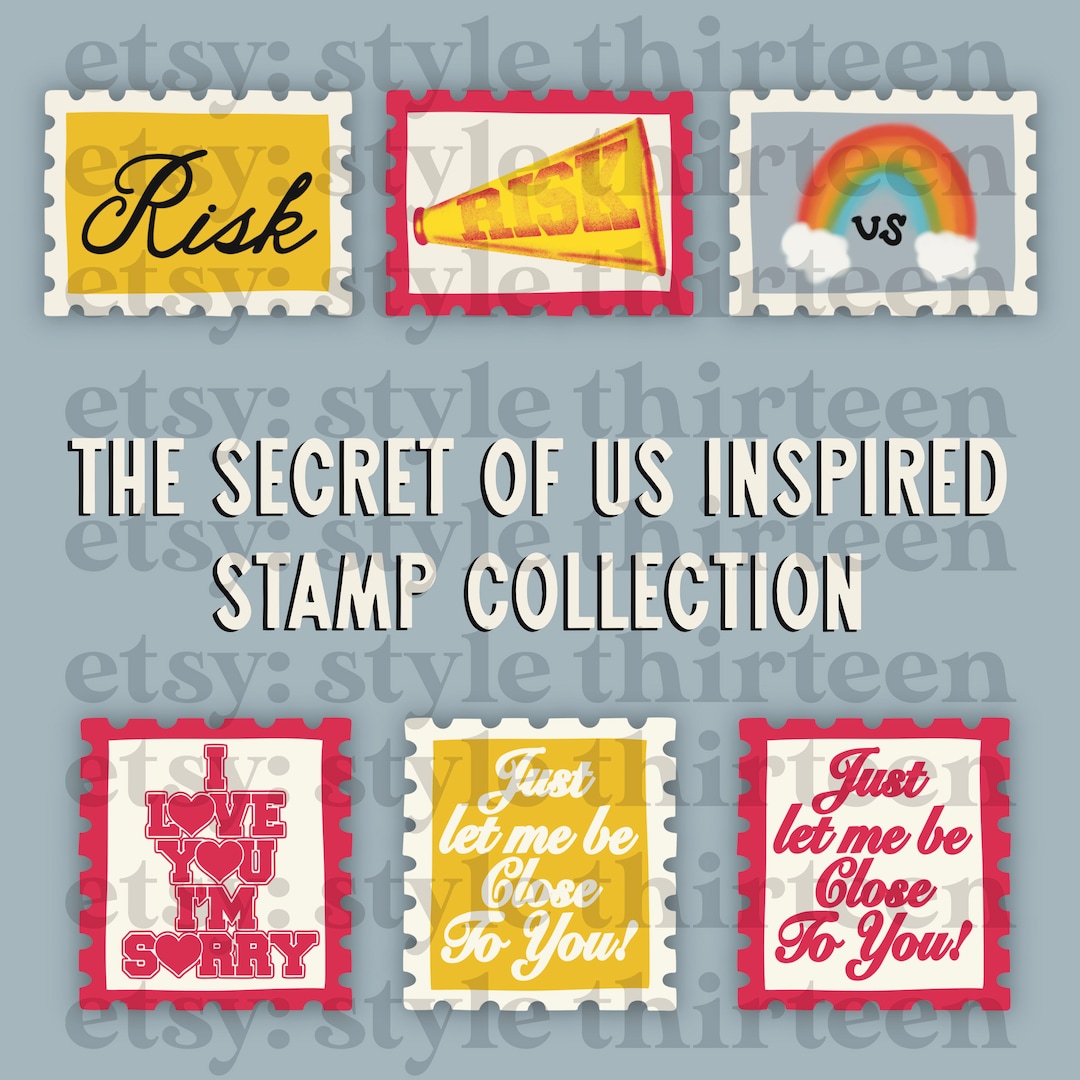 The Secret of Us Stamp Collection | Gracie Abrams, Tsou, Stamps - Etsy
