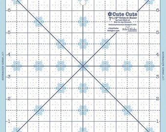 Cute Cut Rectangle Ruler Small Acrylic Quilting Ruler 1.5 in X 6.5 In ...