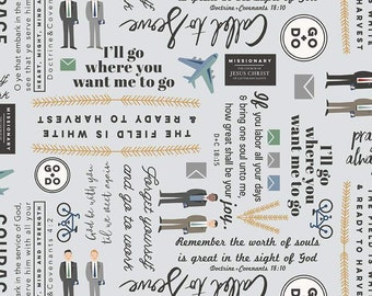 Lds Missionary Fabric - Etsy