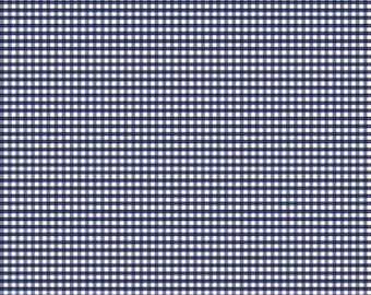Navy Blue Gingham Fabric - Etsy