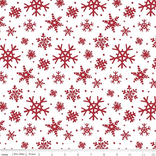 Snowflake Fabric - Etsy