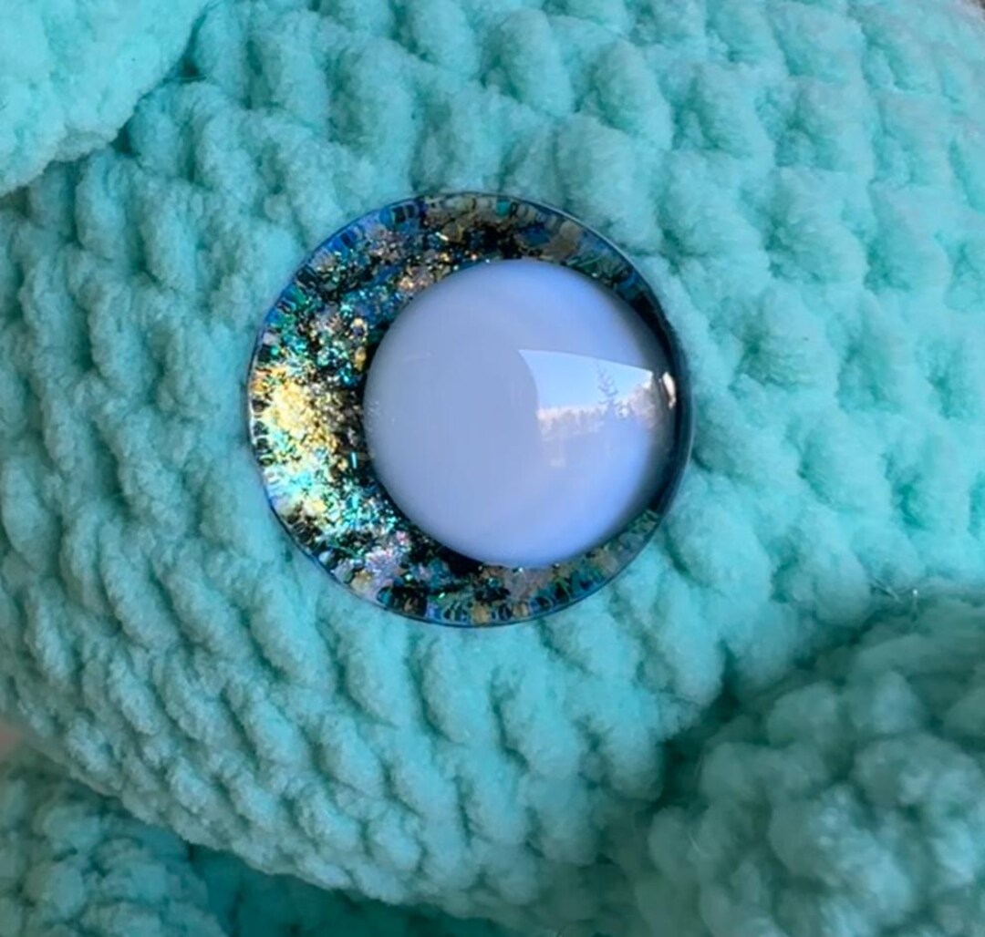 Starry Night Safety Eyes, Hand Painted Safety Eyes, Kawaii Safety Eyes ...