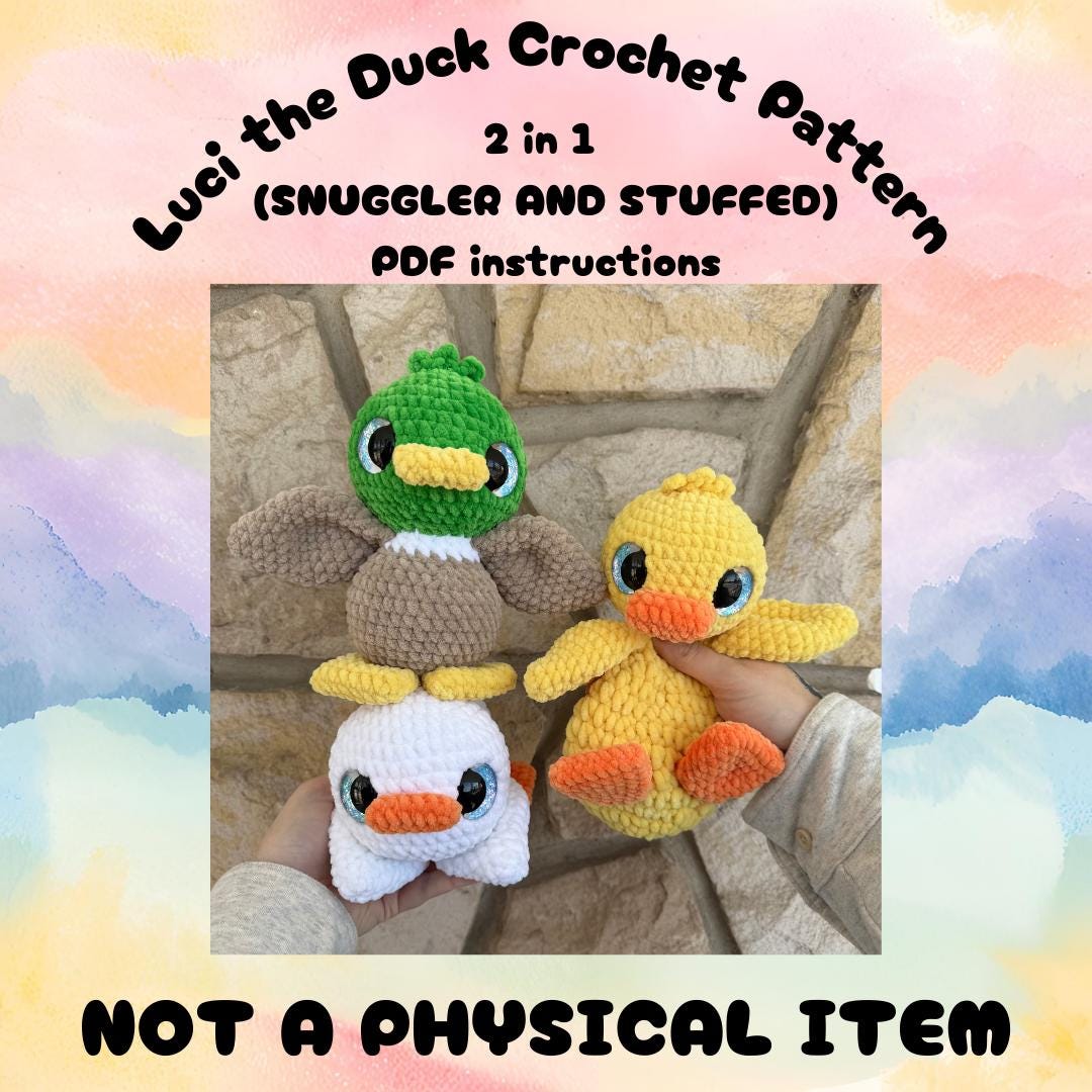 Luci the Duck Amigurumi Crochet Pattern (PDF) - Etsy